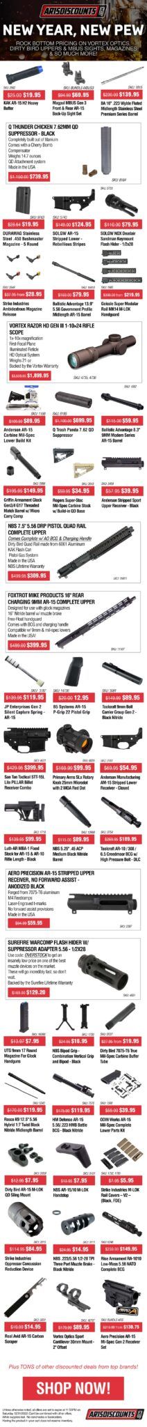 Anderson Lower Parts Kit w/ Stainless Hammer & Trigger - AR Build Junkie